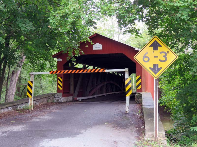 Rishel - 1830 Covered Bridge in Northumberland County, Pennsylvania