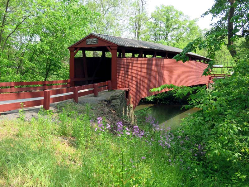 1850 Bells Covered Bridge in Westmoreland County, Pennsylvania