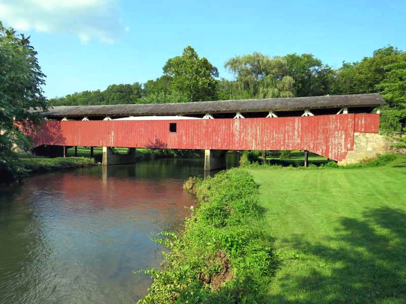 1841 Bogert Covered Bridge in Lehigh County, Pennsylvania