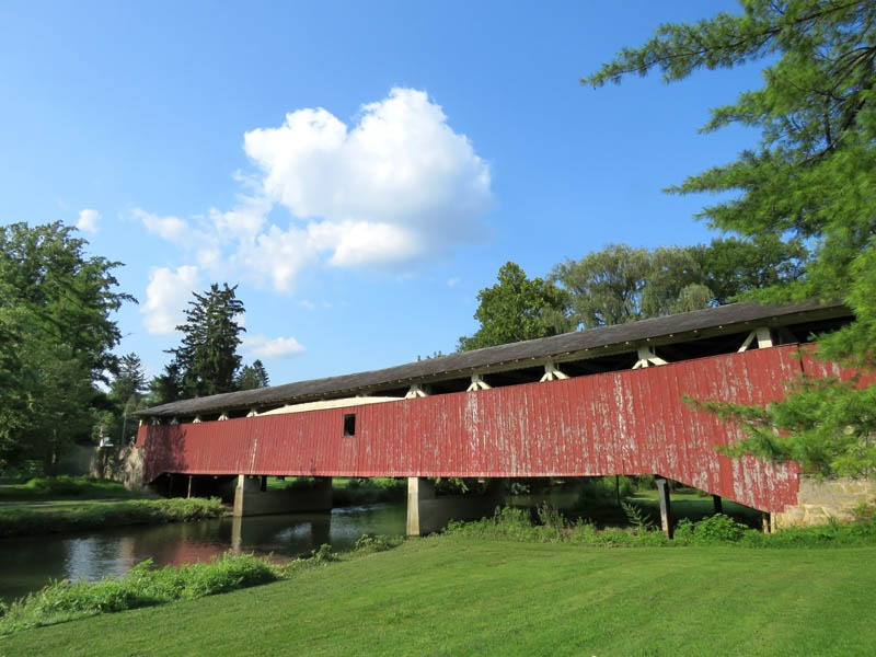 1841 Bogert Covered Bridge in Lehigh County, Pennsylvania