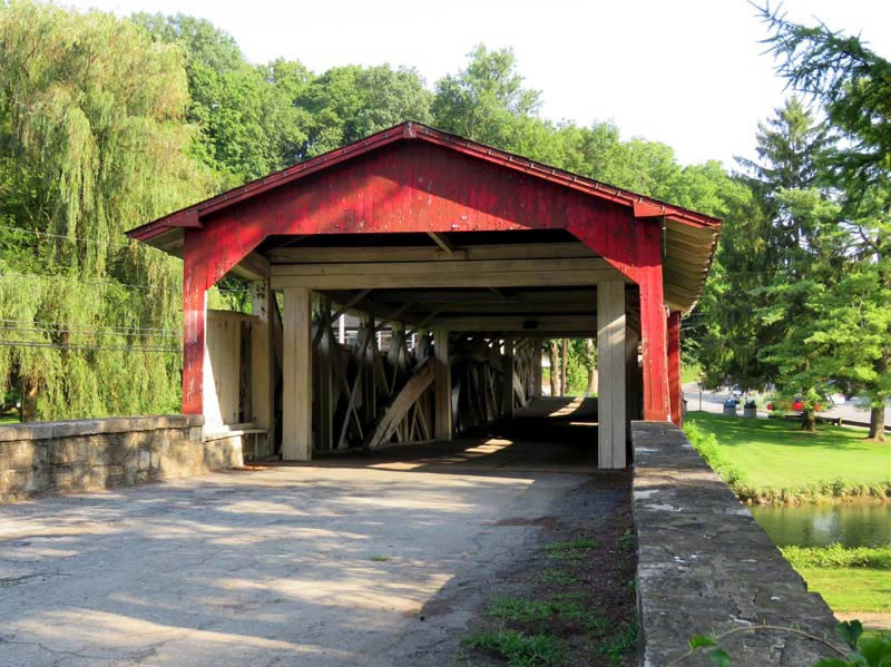 1841 Bogert Covered Bridge in Lehigh County, Pennsylvania