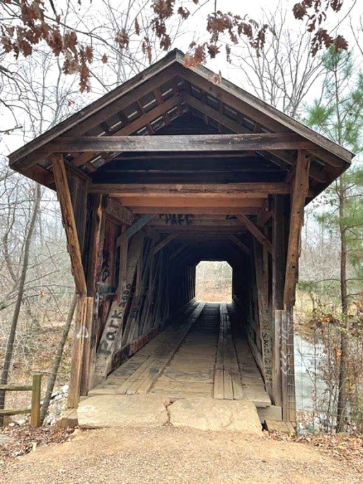 1895 Bunker Hill Covered Bridge in North Carolina