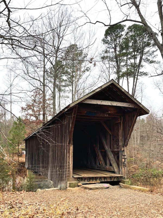 1895 Bunker Hill Covered Bridge in North Carolina