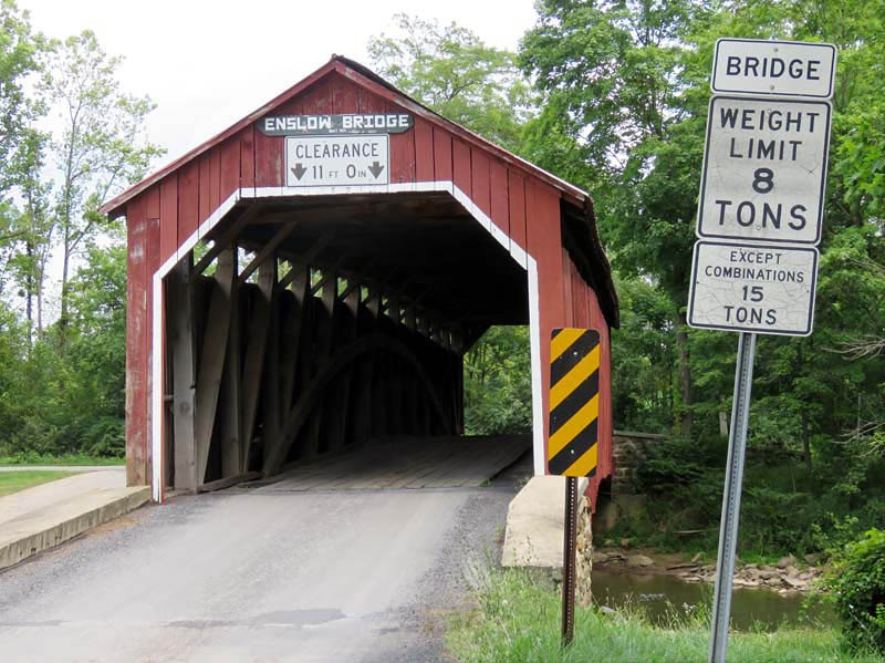 1904 Enslow Covered Bridge in Perry County, Pennsylvania