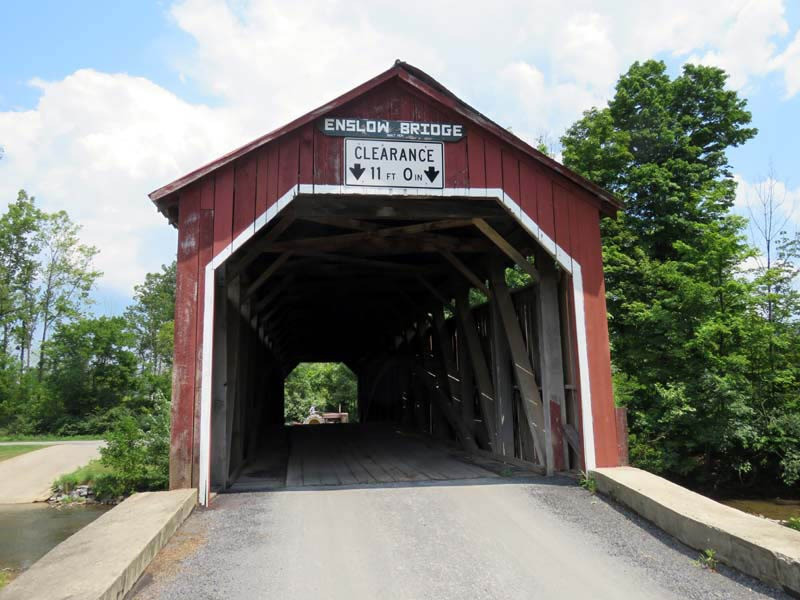 1904 Enslow Covered Bridge in Perry County, Pennsylvania