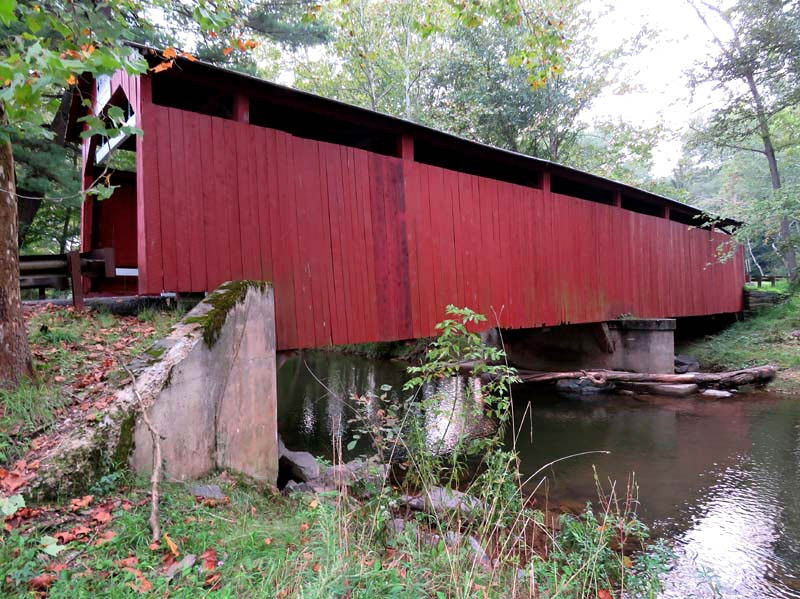 1881 Ester Furnace Covered Bridge in Columbia County, Pennsylvania