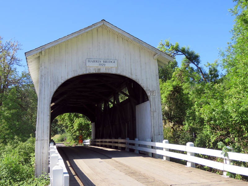 1929 Harris Covered Bridge in Oregon