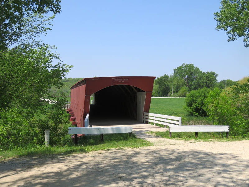1880 Holliwell Covered Bridge in Madison County, Iowa