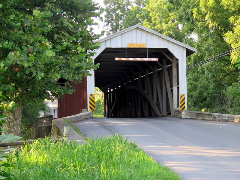 Leaman's Place Covered Bridge in Lancaster County, Pennsylvania