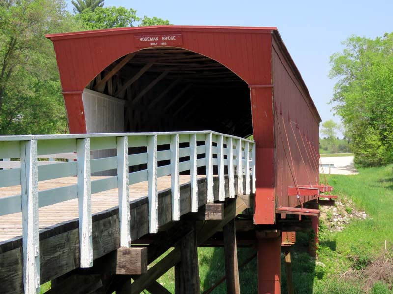 1883 Roseman Covered Bridge in Madison County, Iowa