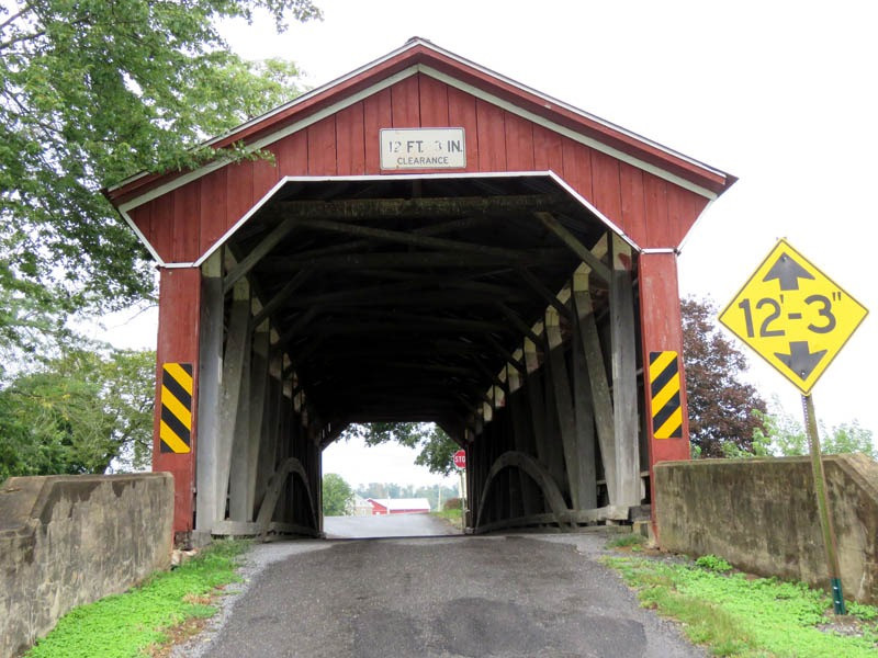 1881Sam Wagner Covered Bridge in Montour County, Pennsylvania