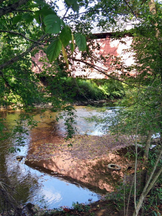 1881 Simpson Creek Covered Bridge in Harrison County, West Virginia
