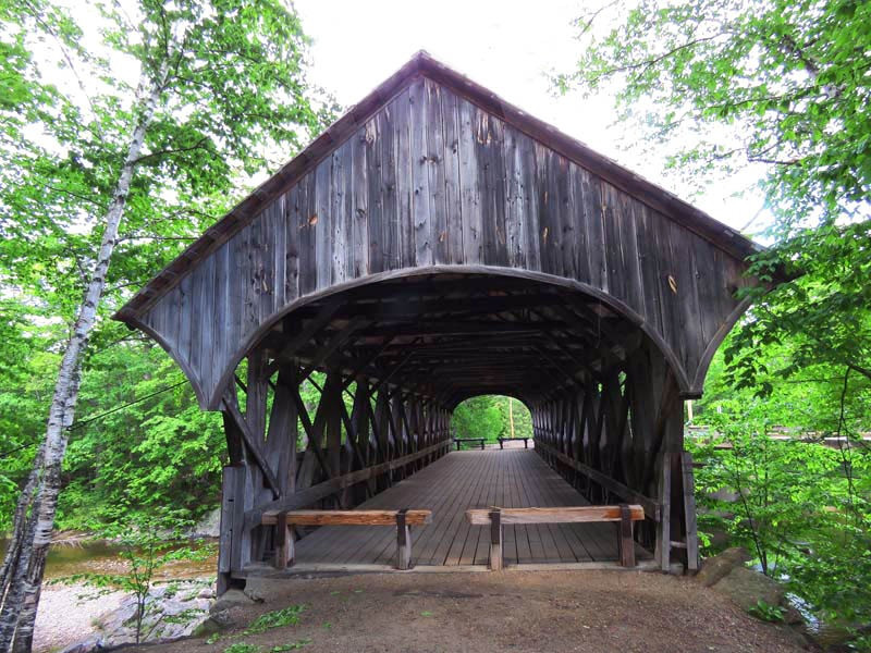 1870 Sunday River Covered Bridge in Maine