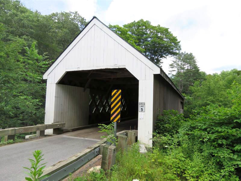 1870s Williamsville Covered Bridge in Windham County, Vermont
