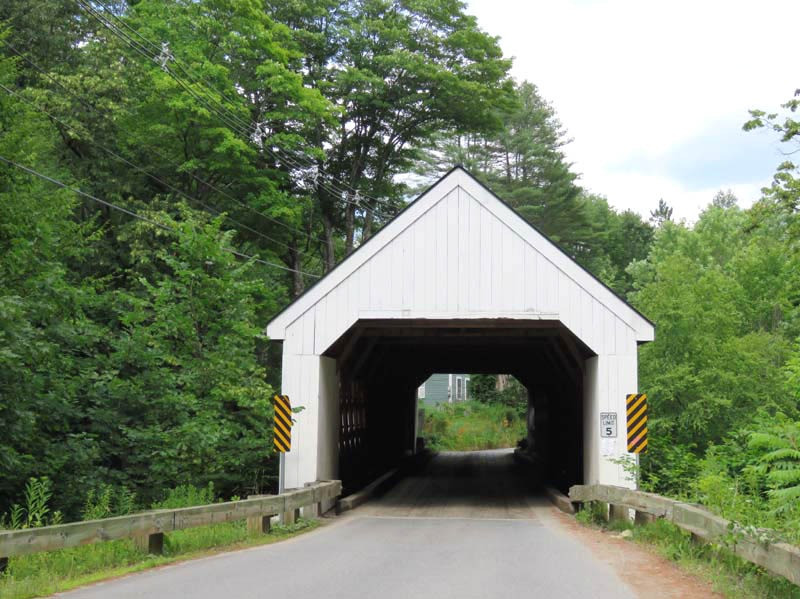 1870s Williamsville Covered Bridge in Windham County, Vermont