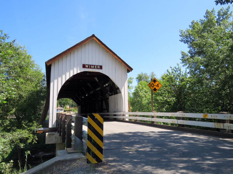 1927 Wimer Covered Bridge in Oregon